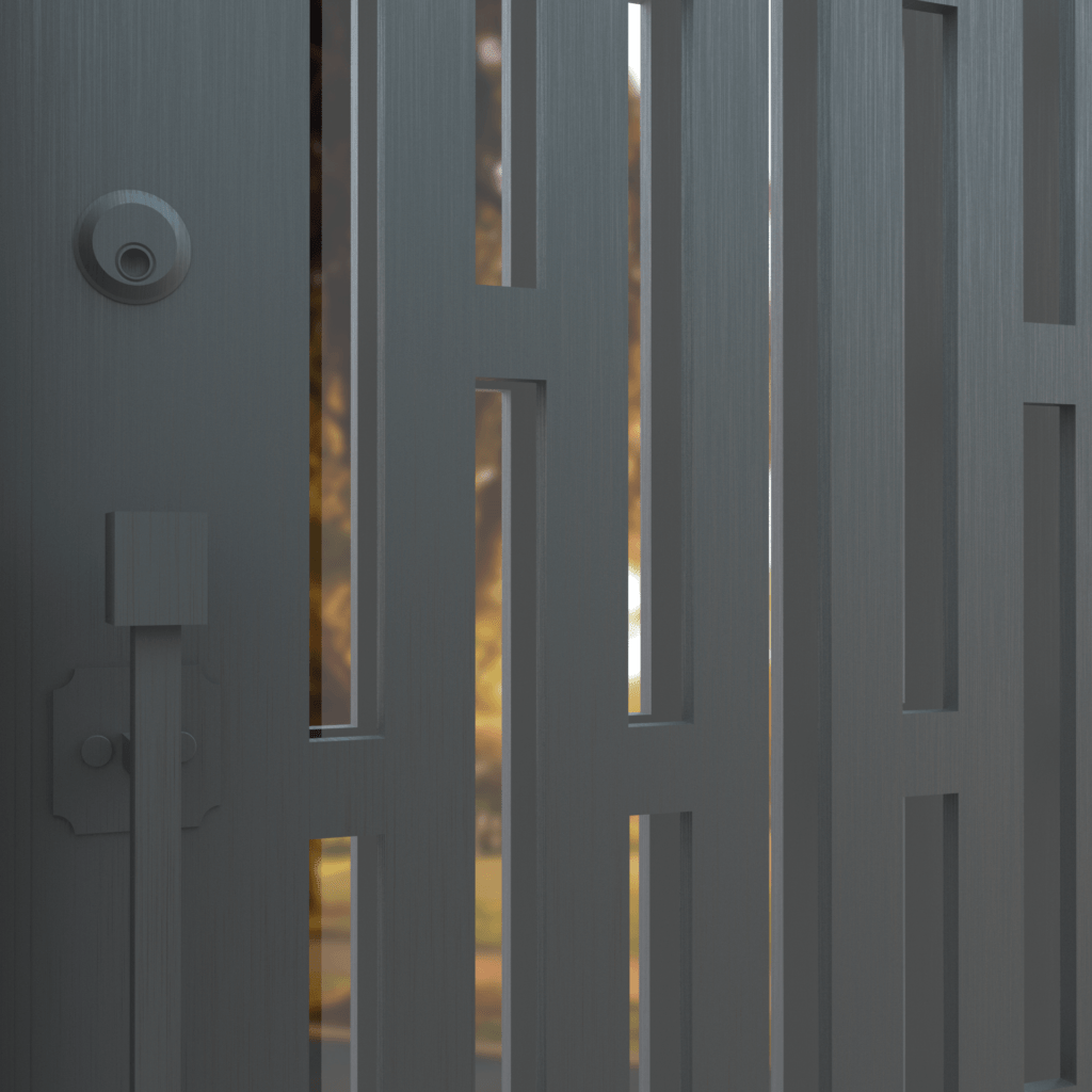 Dark Silver Entry Doors | Iron Doors Arizona